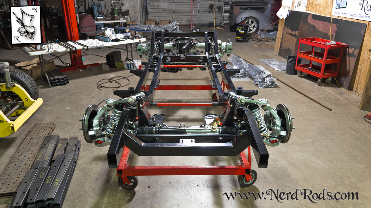 Nerd Rods Stage 3 TriFive Rolling Chassis, The first one! | Chevy Tri ...